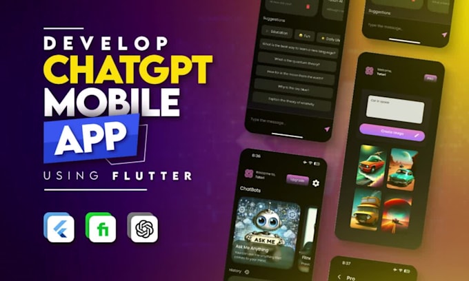 Develop openai, dalle, chat gpt app for mobile by Fazi_rizwan_dev | Fiverr