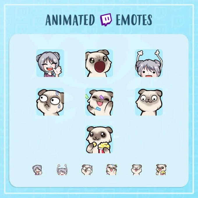 Animate your emotes for twitch and betterttv by Lukasqript | Fiverr