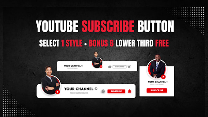 Create youtube like and subscribe animation button by Salman8320 | Fiverr