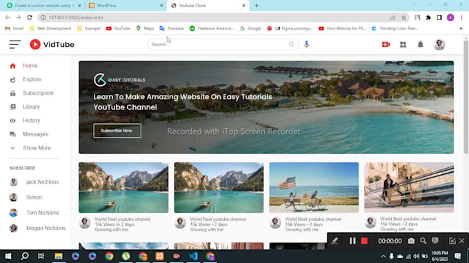 Create A Webdesign Using Html Css And Bootstrap By Zubairmushta170 Fiverr 6812