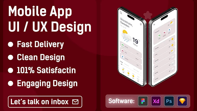 Do website ui ux design, mobile app ui ux design in figma