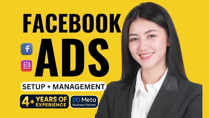 Setup and manage facebook ads campaign marketing instagram ads meta ...