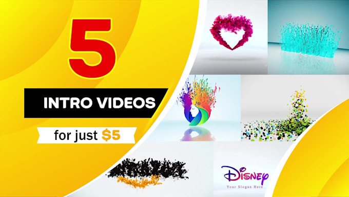 Create 5 beautiful particle logo intro animation video by Ndhananjaya | Fiverr