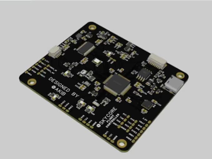 Do functional pcb design, schematic design, generate gerber, bom files ...