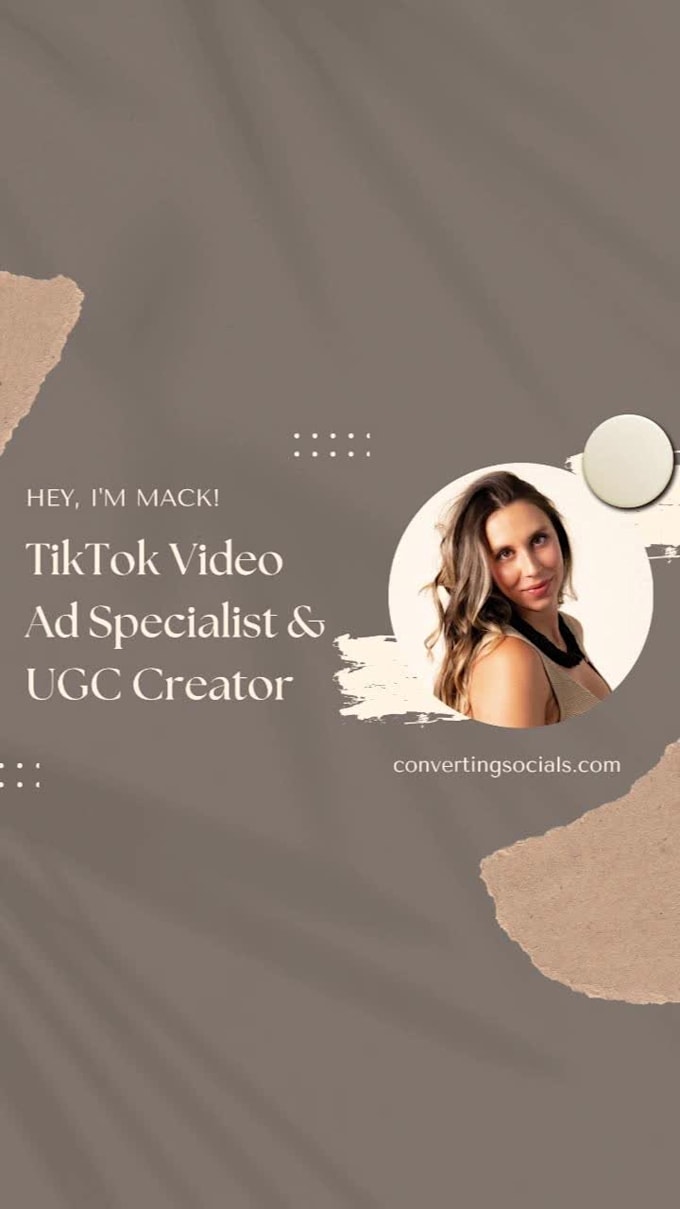 Create ugc tiktoks or other social media videos by Mackrief | Fiverr