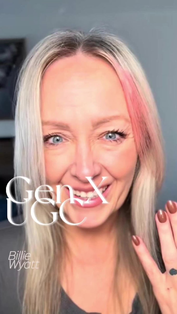 Create gen x ugc videos for social media and other marketing by Billiewyatt619 | Fiverr