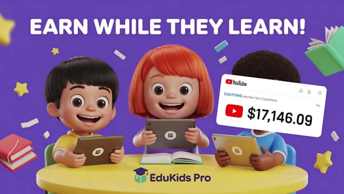 Do 3d animation video and 3d kids animation for youtube earnings by ...