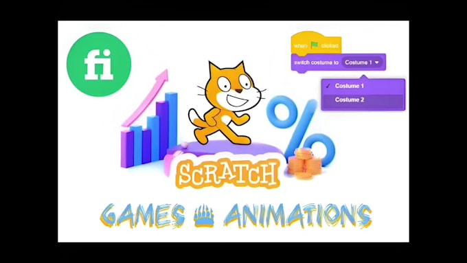 Develop animations and games in mit scratch programming by Arya911 | Fiverr