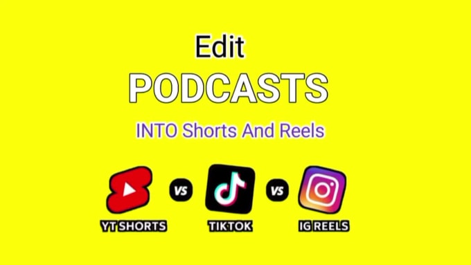 Edit Podcast Into Tiktok Reels And Engaging Short By Awaisedits1 Fiverr