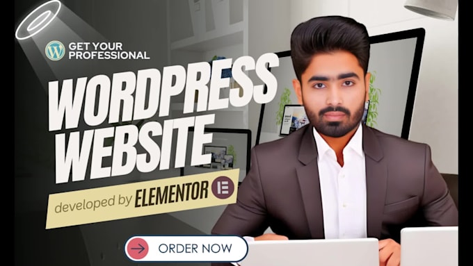 Build a clean and modern wordpress website design developed by elementor by Marshadajmal | Fiverr