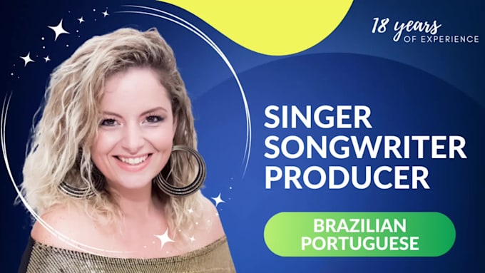Be your brazilian female singer and songwriter by Natalhiabritos | Fiverr