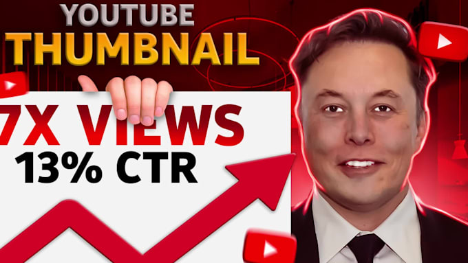 Design amazing youtube thumbnail in 3 hours by Mehmet6090 | Fiverr