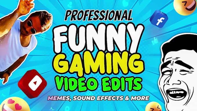 Professional funny gaming video editing by Designinghive | Fiverr