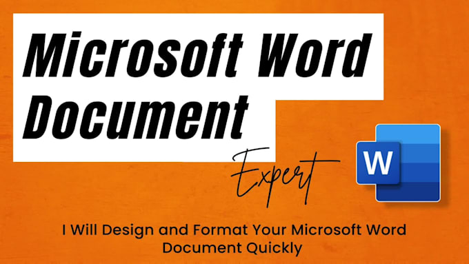 Design and format your microsoft word document quickly by Tech4u_56 ...