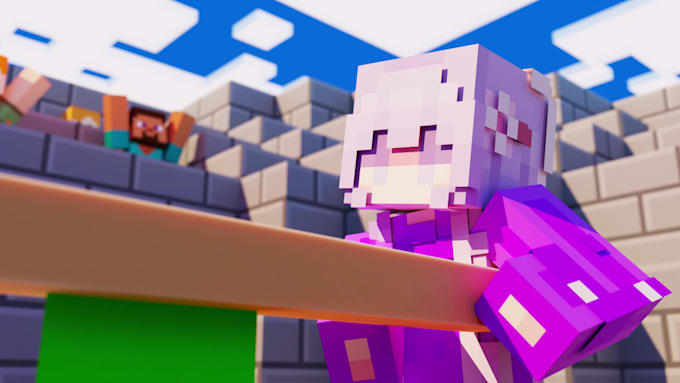 Create minecraft shorts for youtubers by Stookanimations | Fiverr