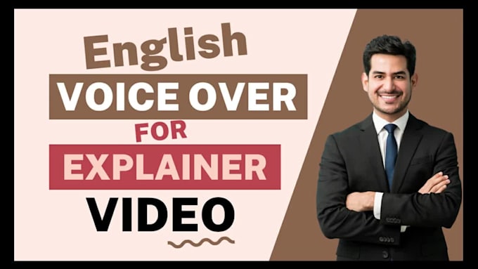 Record an american male voice over for the explainer video by ...