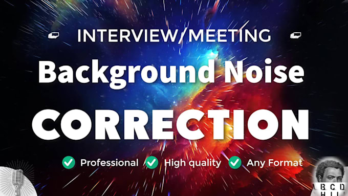 Clean interview background noise by Wayne_mt | Fiverr