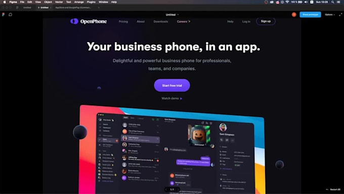 Create modern trendy mobile app and website ui using figma by ...