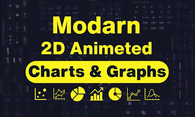 Do charts and graphs in 2d animated and modern infographic by Mezbah88 ...