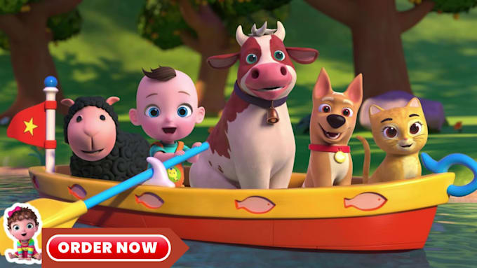 Do fun 2d 3d kids learning animation video, nursery rhyme children ...