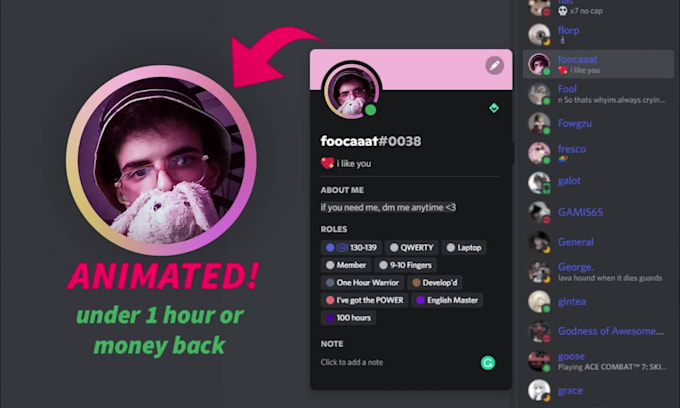 Add an animated custom unique ring to your profile picture by Foocaaat ...