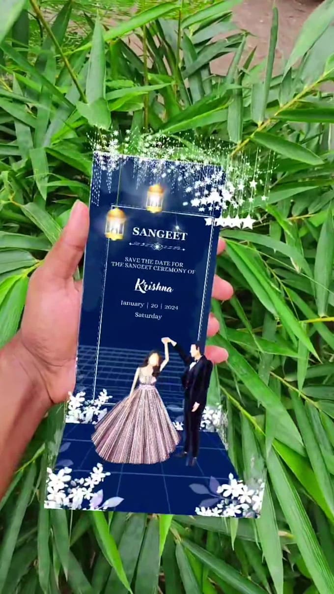 Create augmented reality 3d invitation with qr code access no app, vr ...