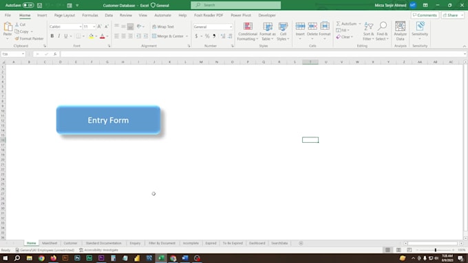 Simplify data entry and automation with excel vba forms by Tanjirmirza ...