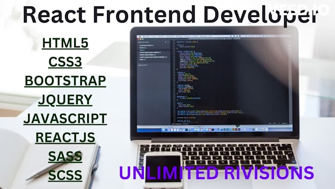 Be your web developer, react website developer using reactjs by Dev12_shahidul | Fiverr