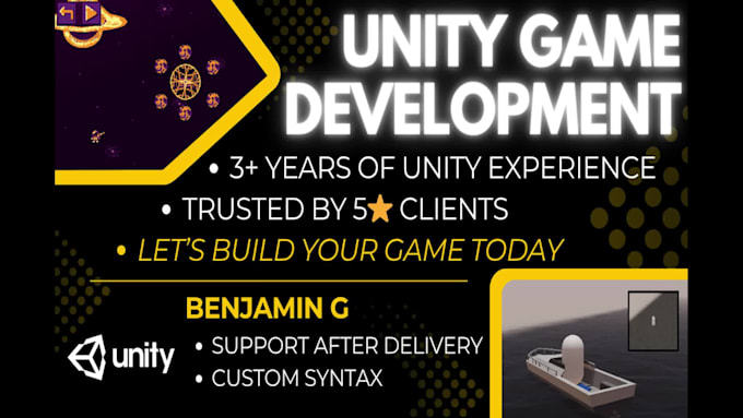 Develop custom unity mechanics and prototypes by Benibox | Fiverr