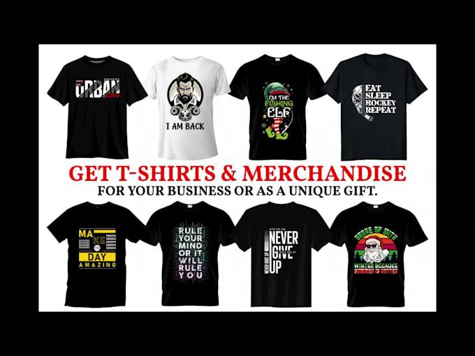 Do professional custom t shirt and merchandise design by ...