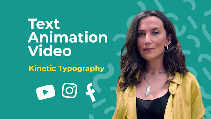 Do kinetic typography text animation with motion graphics by Anakaevska | Fiverr