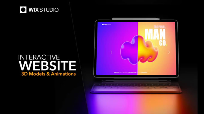 Web design a 3d website, interactive website, animated website by ...