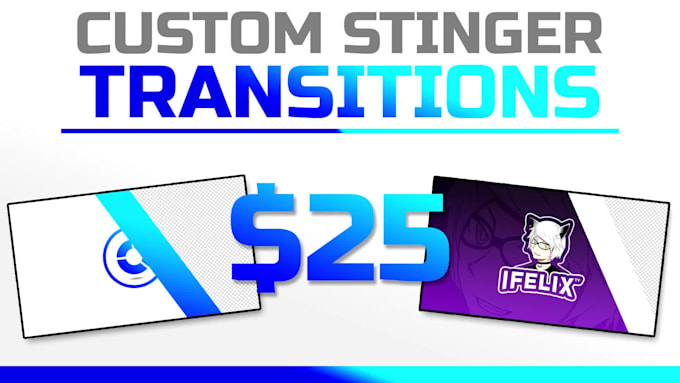 Create a set of custom stinger transitions for video content by ...