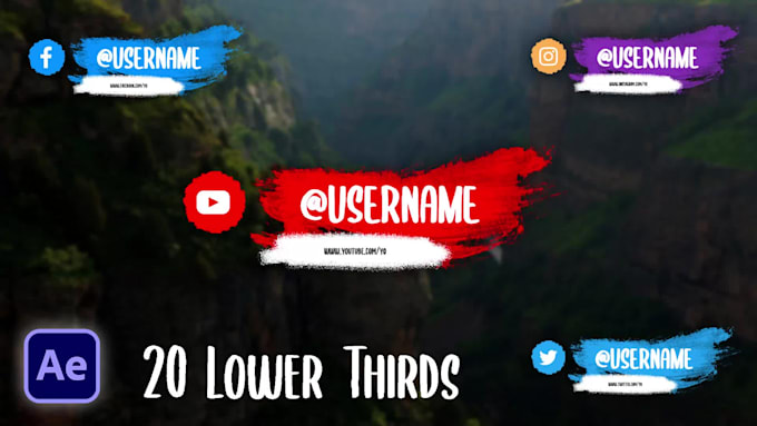Make custom lower third animation for your social media by Titi_mitkov ...