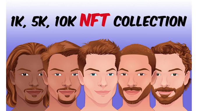 Create exclusive nft 1k, 5k, 10k art collections by Eranga_w97 | Fiverr