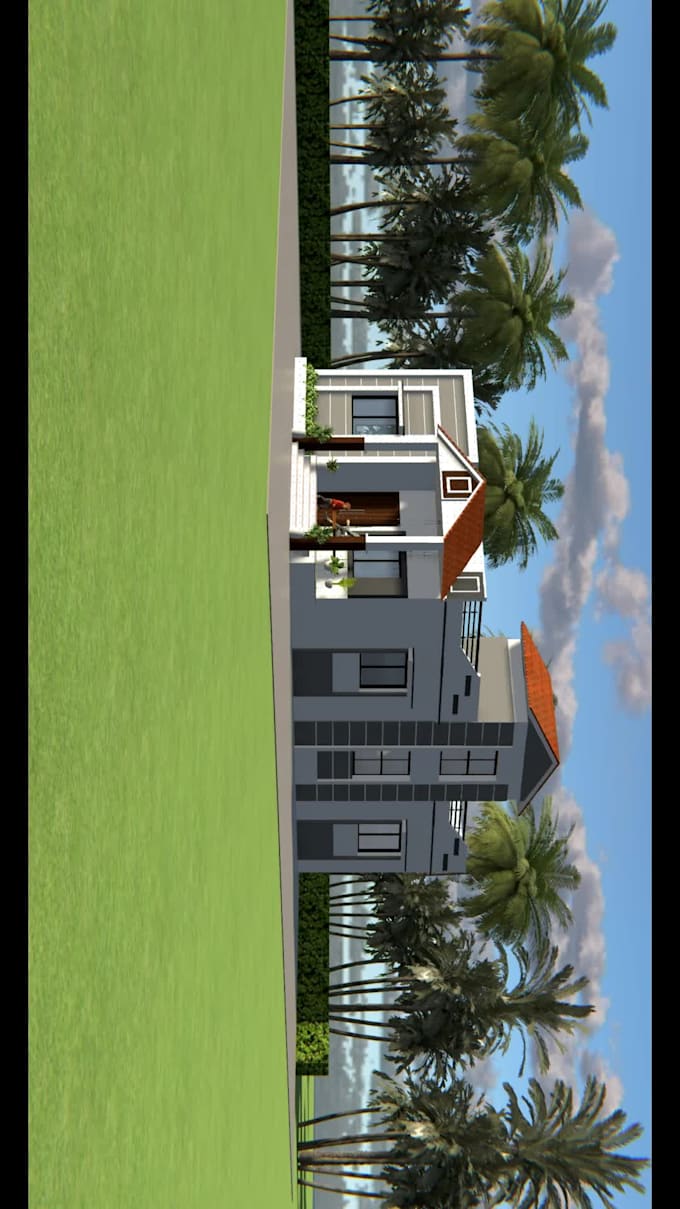 Create realistic 3d house animation or walkthrough by Aditi_designs76 | Fiverr