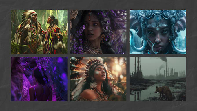 Spin your ideas into ai masterpieces with midjourney by Eliaskappelhoff | Fiverr