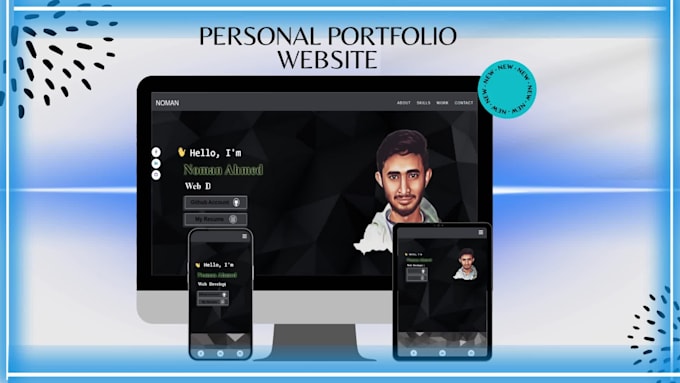 Build portfolio website fully animated, and responsive by Nomanahmed887 ... Build portfolio website fully animated, and responsive by Nomanahmed887 ...