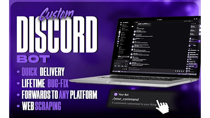 Develop custom discord bot by Niru_works | Fiverr