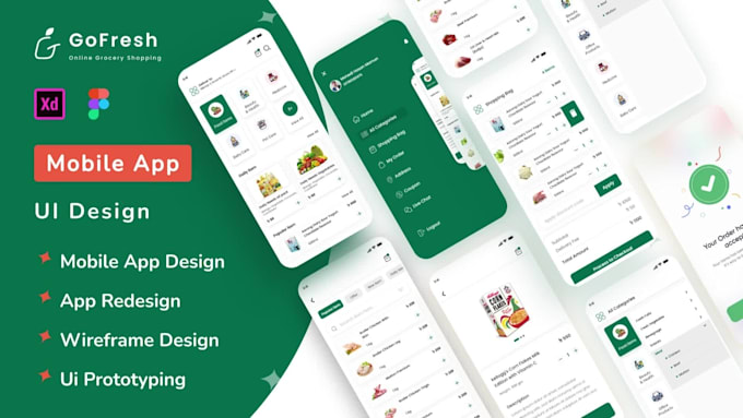 Design modern mobile app ui, wireframe, prototype by Mehedihmamun | Fiverr