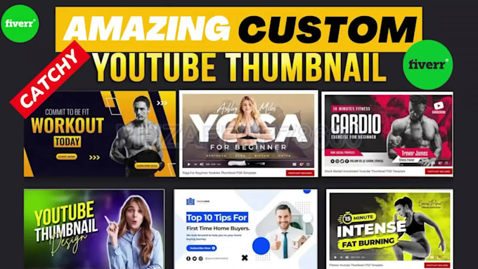 Design view boosting amazing youtube thumbnail in 2 hours by Muzaffar78600 | Fiverr