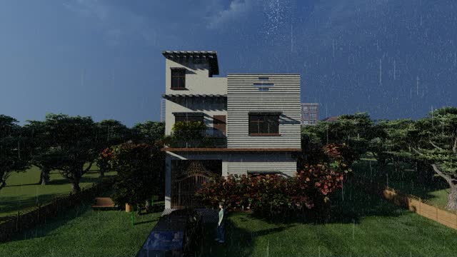 Design house plan and autocad 3d model of your house with rendering by ...
