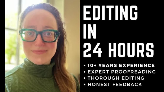 Professionally proofread and edit 1,000 words in 24 hours by ...