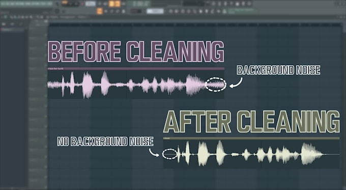 Clean up your audio and remove background noise and reverb by Graphisound | Fiverr