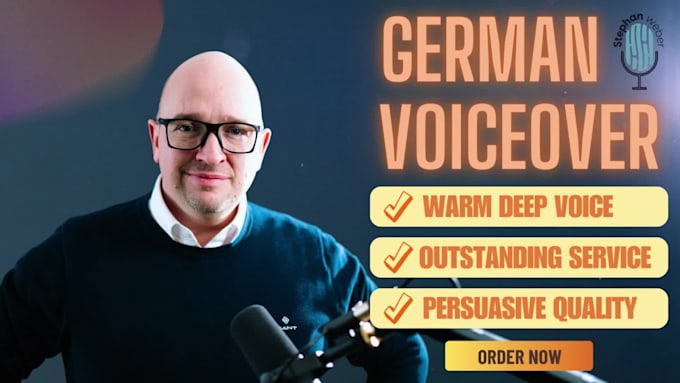 Produce a compelling german voiceover by Stephanvoice | Fiverr