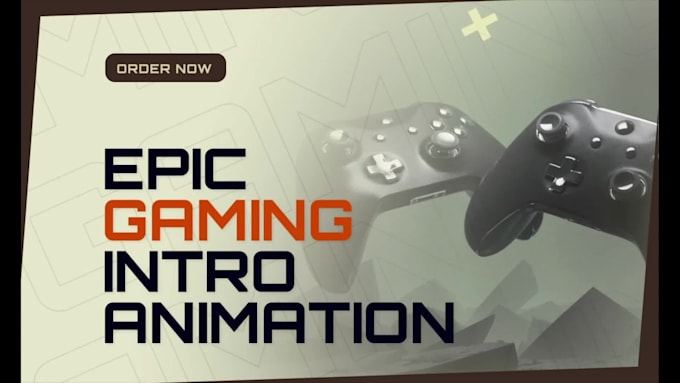 Create 4k epic gaming logo animation intro and outro by Motion_bubble ...