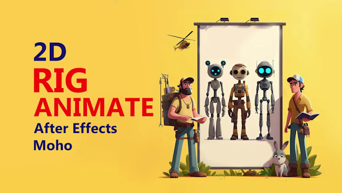 Do 2d character rig and animate in moho and after effects by Ff ...