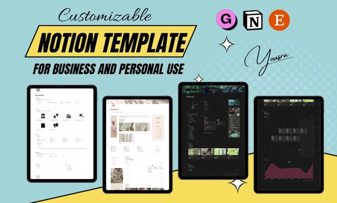 Create a custom notion template within 24h by Yousrael1 | Fiverr