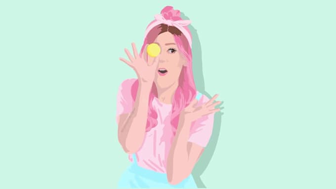 Draw detailed vector graphic portrait from your photo by ...