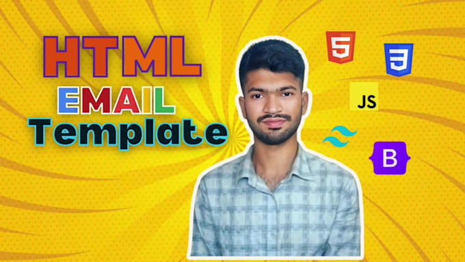 Code responsive html email template under 12 hours by Mujahid_rakib ...
